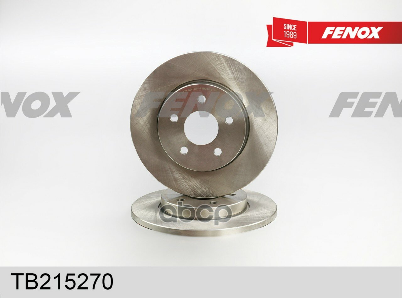 Диск тормозной FORD MONDEO III 00>07/JAGUAR X-TYPE 01> задний FENOX арт. TB215270