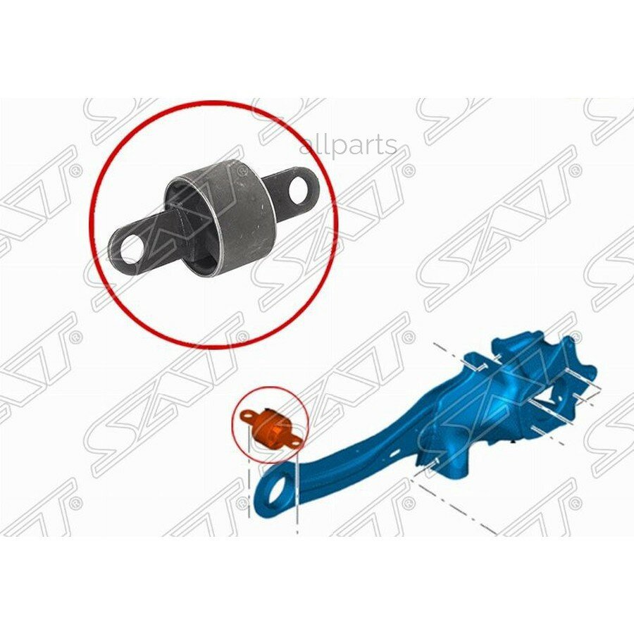 SAT ST-1692849 Сайлентблок рычага Ford Focus 07-19 / Kuga 13-19
