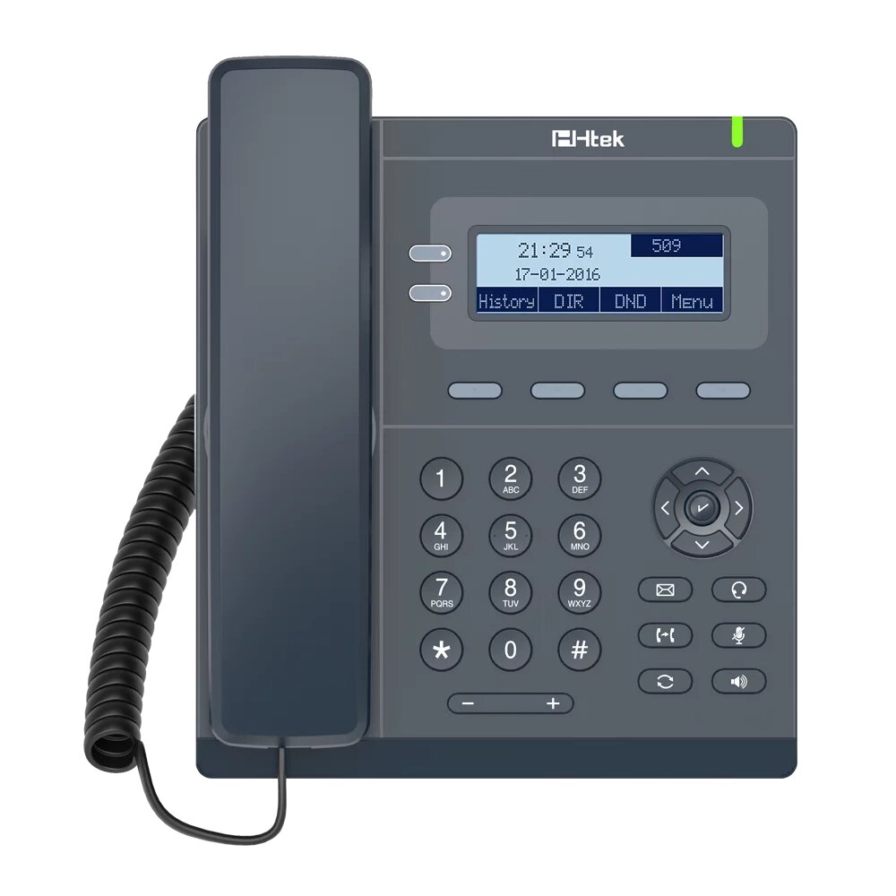 SIP телефон Htek UC902S, 2 SIP-аккаунта, б/п