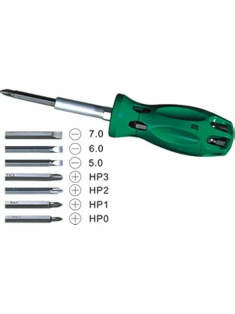Отвертка + биты (8пред.) W2089А/Wynns Tools