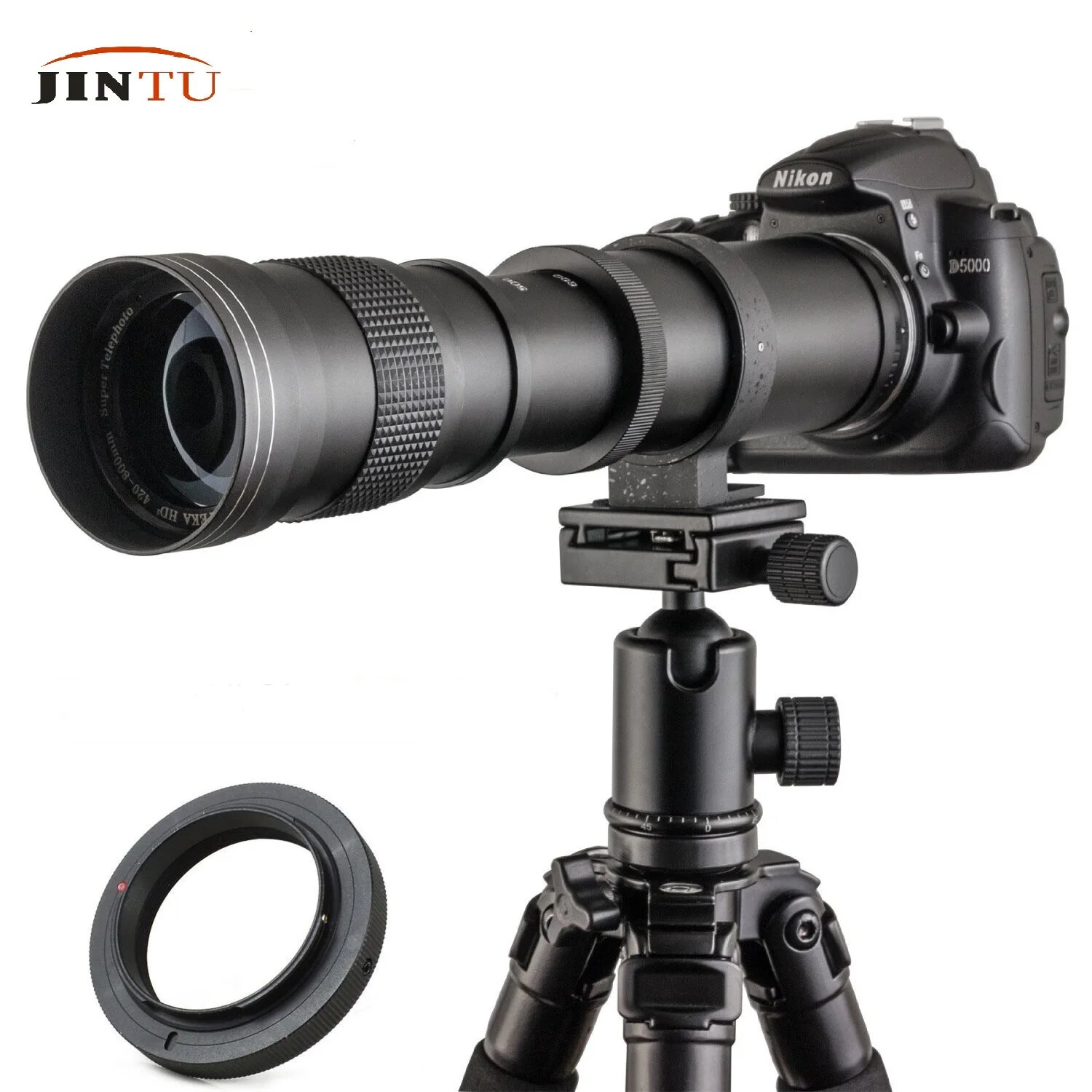 JINTU 420-800mm, супертелеобъектив, Macro 4/3