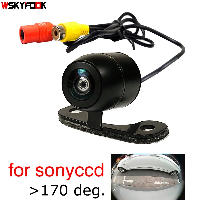 Автомобильная камера заднего вида, видеокамера заднего вида 720line 180deg CCD HD, normal view