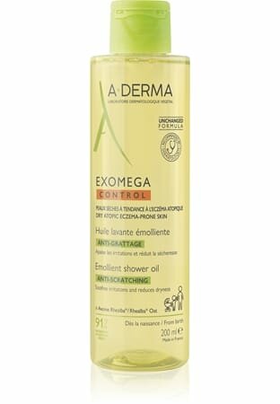 Средство для душа A-Derma Exomega Control увлажняющее масло, 200 мл