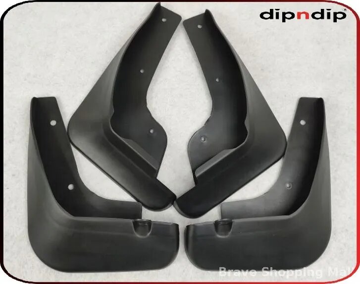 Брызговики для Mazda 3 (2011-2015) 4шт. (2 передних + 2 задних) ABS пластик, арт. 2210000009458