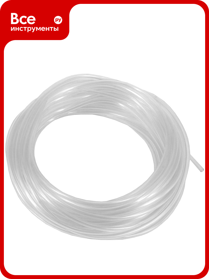 Полиуретановая пневматическая трубка, прозрачная TITAN LOCK 6 мм (d=4 мм) TLP-TPUC6/4_100