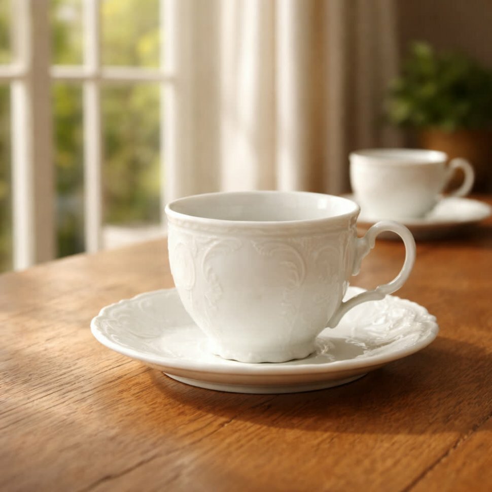 Чайная пара 240 мл 1 шт высокая н/н Thun "Бернадотт /Без декора" / 153738