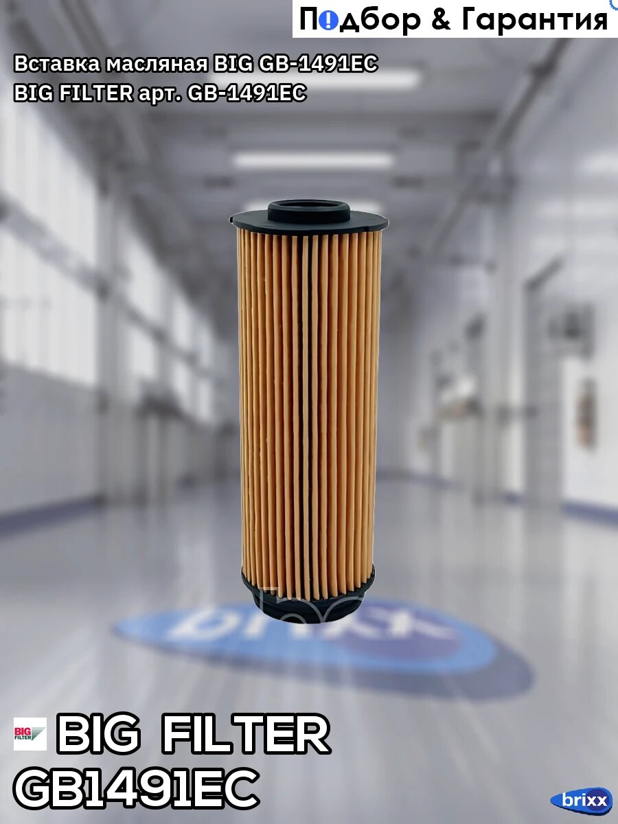Вставка масляная BIG GB-1491EC BIG FILTER арт. GB-1491EC