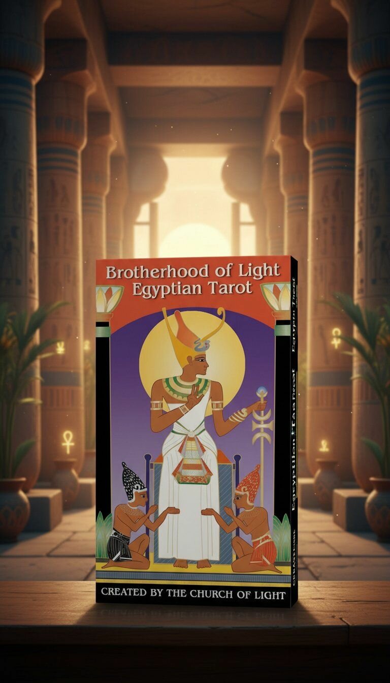 Карты Таро "Brotherhood of Light Tarot" US Games / Египетское Таро Братство Света 63393