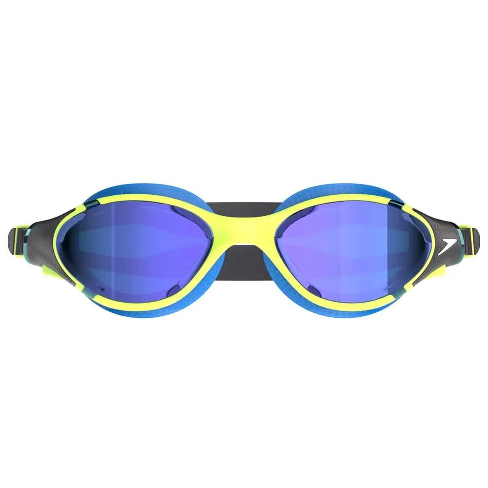 Очки для плавания Speedo BIOFUSE 2.0, зеркальные, гипоаллергенные, цвет зеленый — фото 1