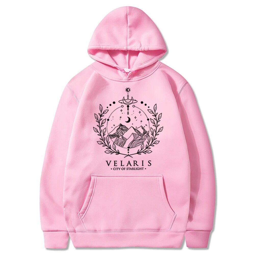 Розовая толстовка Velaris City of Final Light XXL