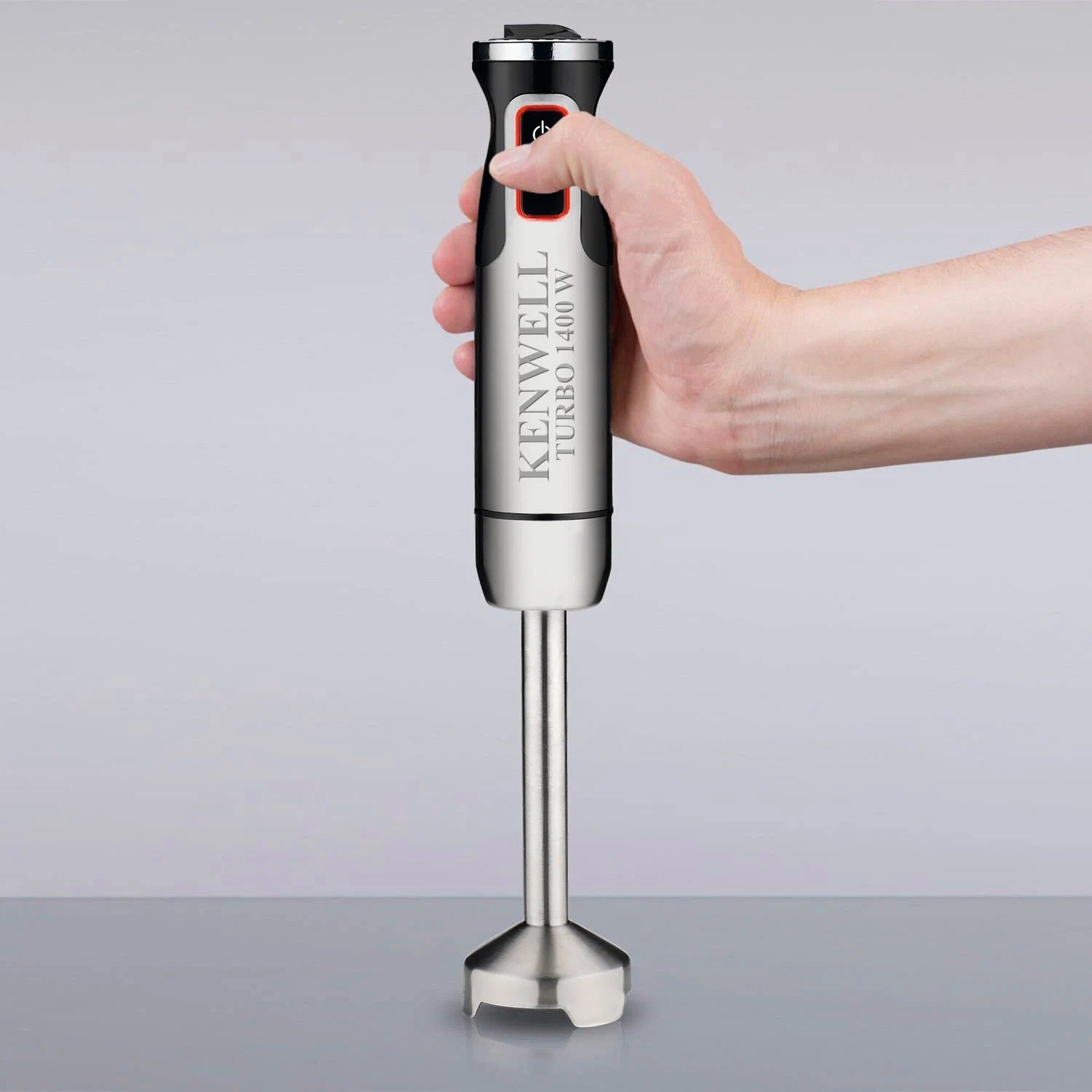 Блендер Kenwell KEN4300, 1400Вт, 8 скоростей, турборежим, нержавеющая сталь