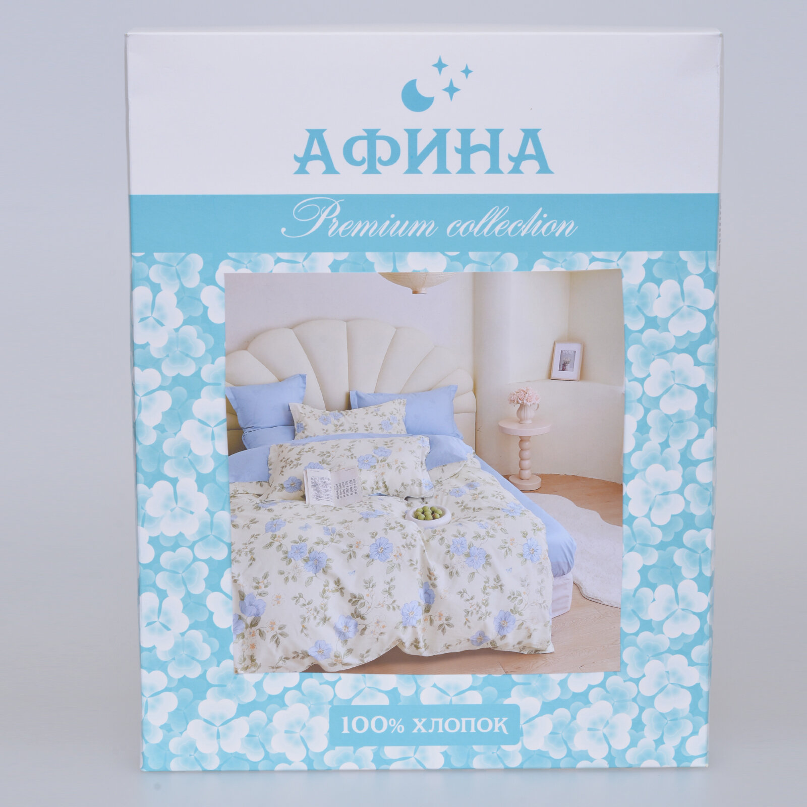 КПБ "Афина" Сатин 2 сп с Евро прост диз.25306, нав 70х70 100%х/б