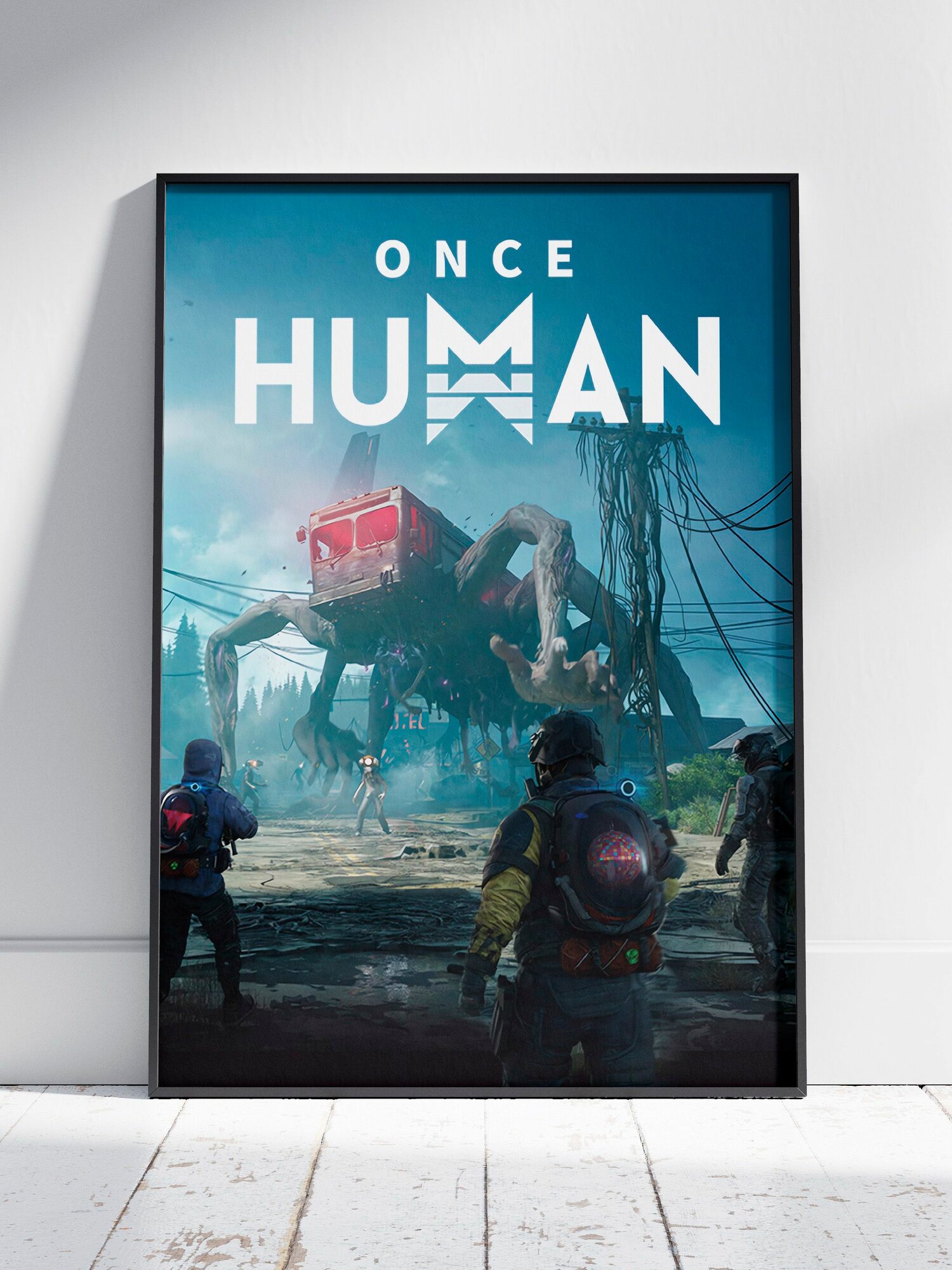 Плакат на стену для интерьера Онс Хуман (Once Human 1) - Постер по игре формата A4 (21x30 см)