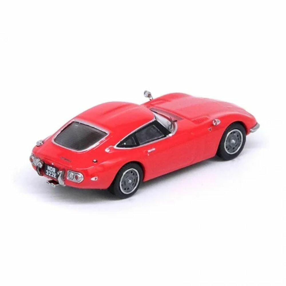 Машинка INNO64 1/64 Toyota 2000GT Solar Red Diecast Scale Model Car