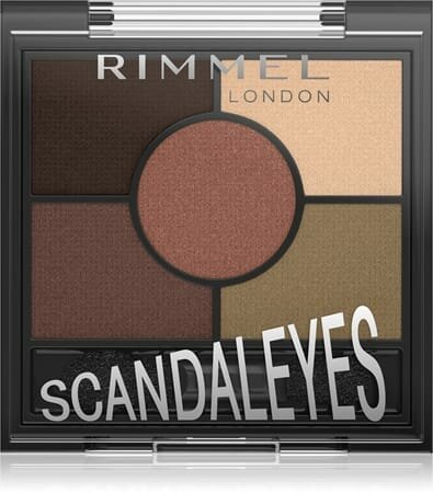 Тени для век Rimmel ScandalEyes, оттенок 002 Brixton Brown, 3,8 г