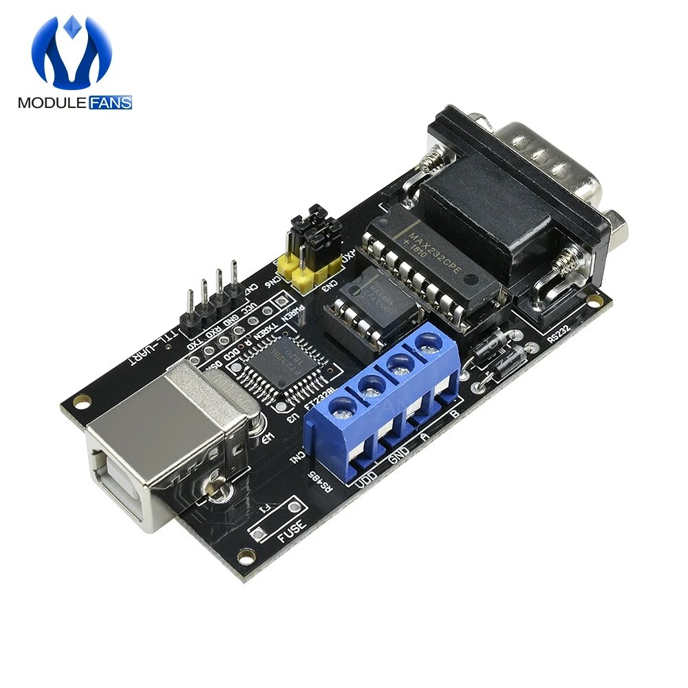 FT232BM/BL FTDI Стандартный USB-последовательный преобразователь RS232 TTL UART RS485 DB9 Адаптер Плата модуля контроллера для Arduino