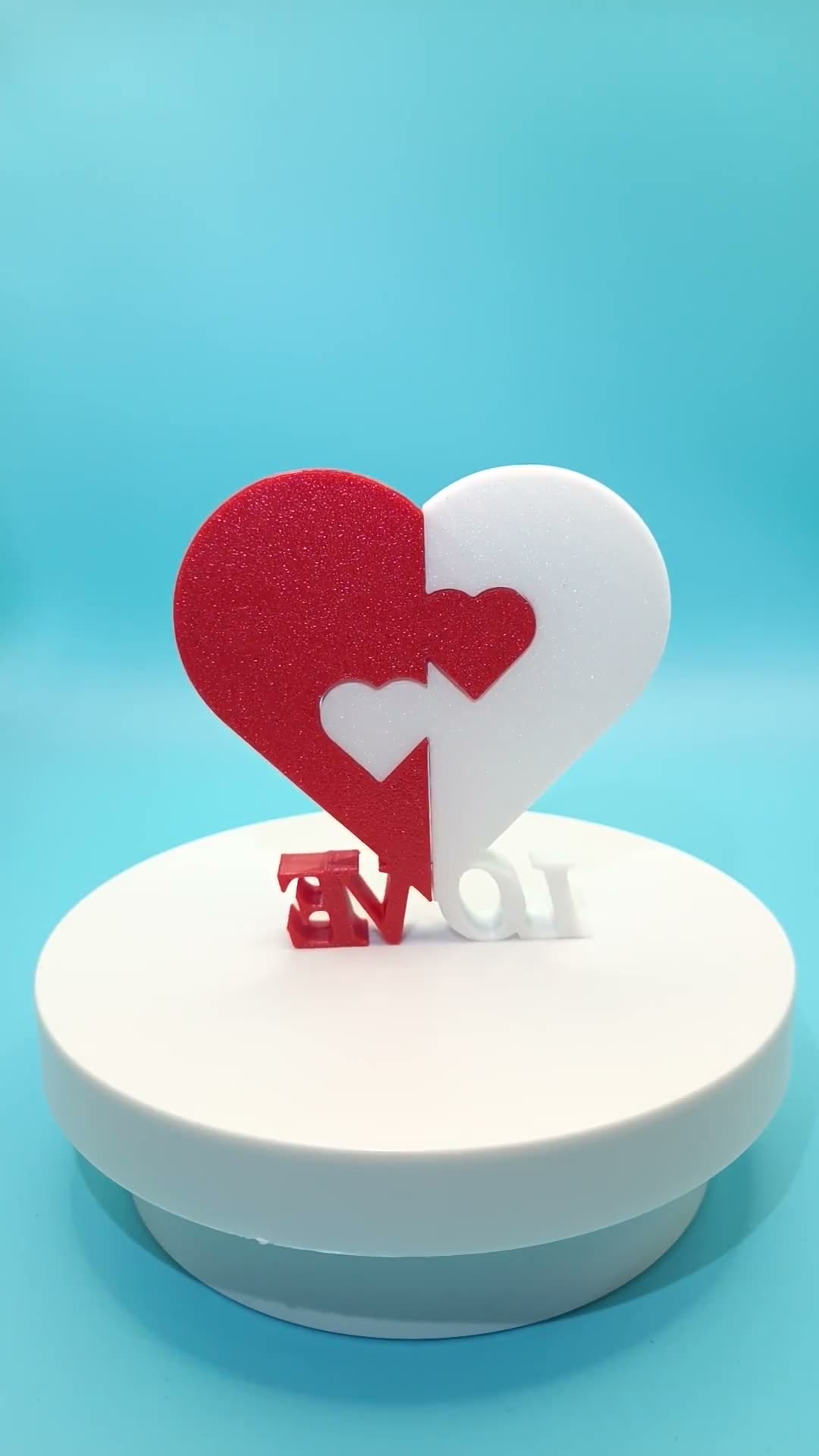 Love you, 3д фигурка — фото 1
