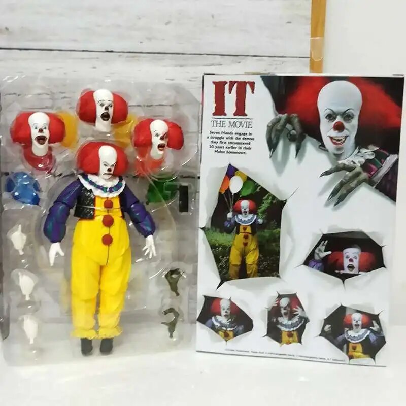 King Joker Stephen NECA Clown Pennywise Фигурка Игрушки для украшения Хэллоуина Подарок — фото 1