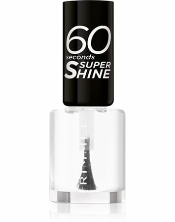 Лак для ногтей Rimmel 60 Seconds Super Shine, прозрачный, 8 мл