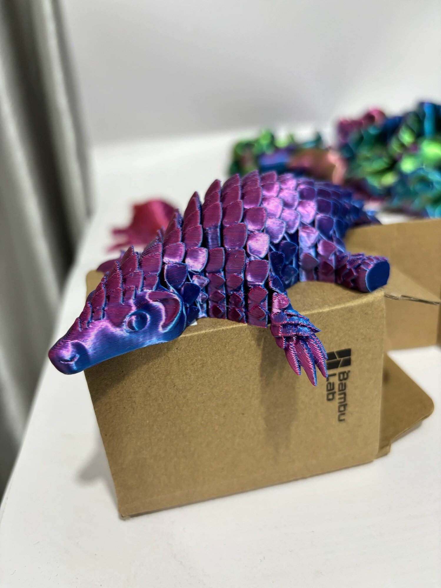 3D-модель животного, популярная реалистичная фигурка панголина с подвижными суставами, гибкое украшение для рабочего