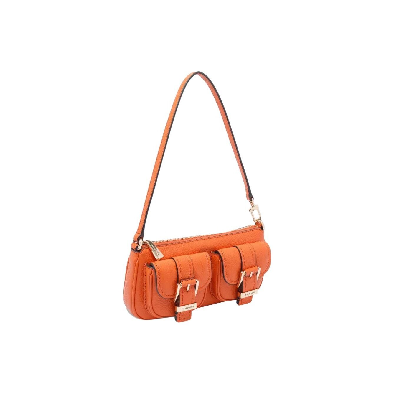 Сумка MICHAEL KORS Zoe, фактура матовая, оранжевый — фото 1