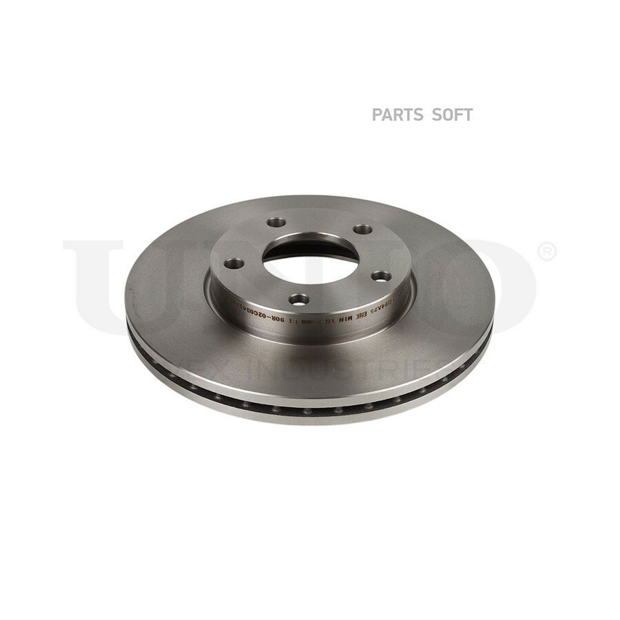 Диск тормозной передний Mazda 3 I, II 03-, 5 I, II 05- UNIO BRD20045