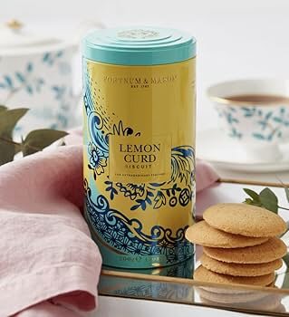 Fortnum&Mason Печенье с лимонным кремом Piccadilly Lemon Curd Biscuits, 200 г