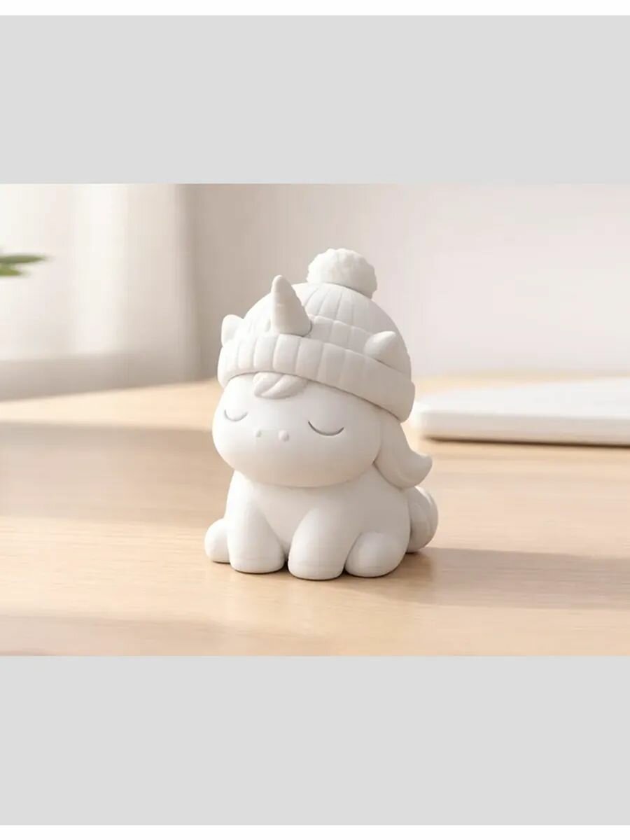 Декоративная фигурка "Единорог" 3D печать из пластика