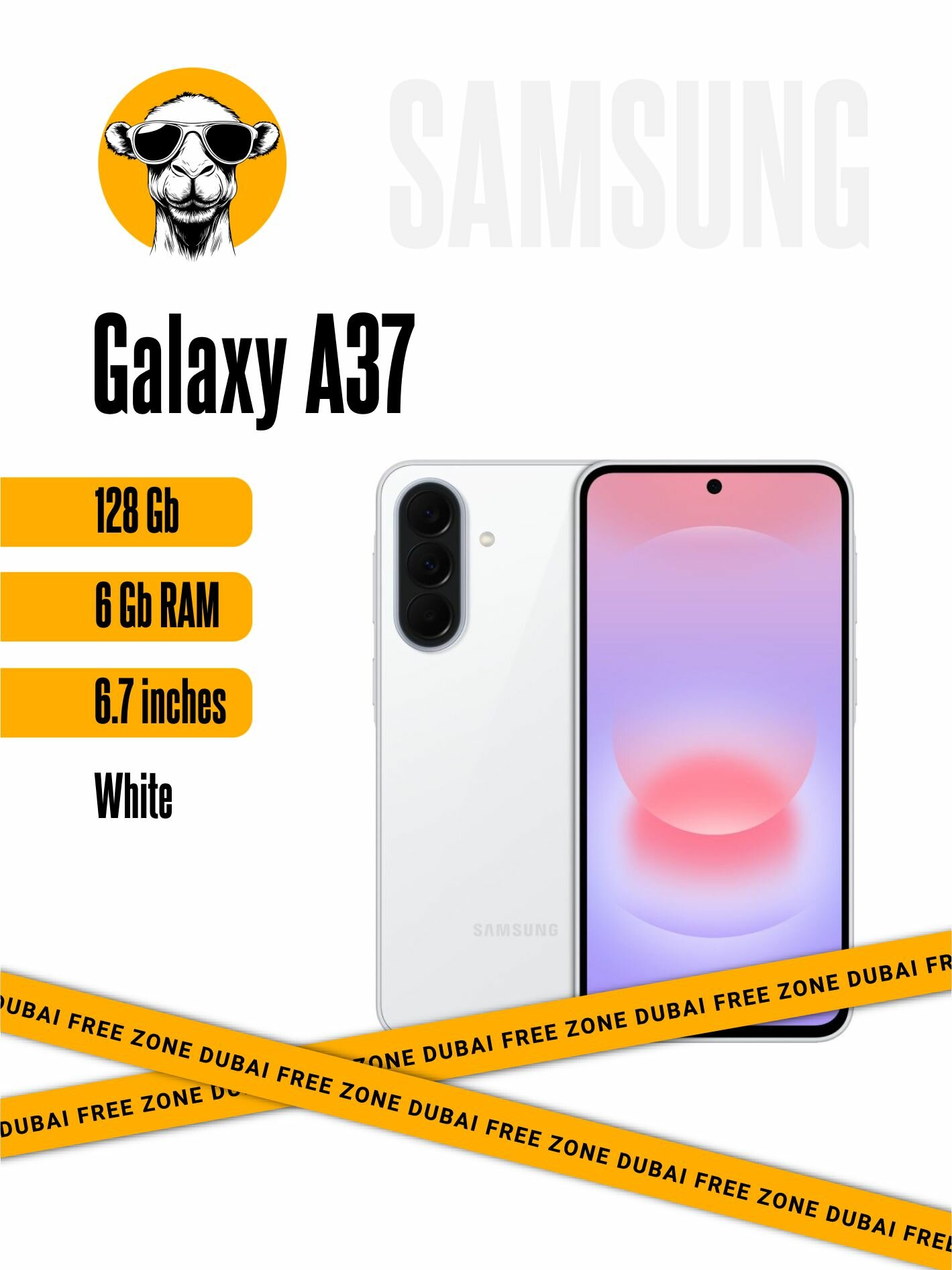 Смартфон Samsung Galaxy A37 6/128Gb White