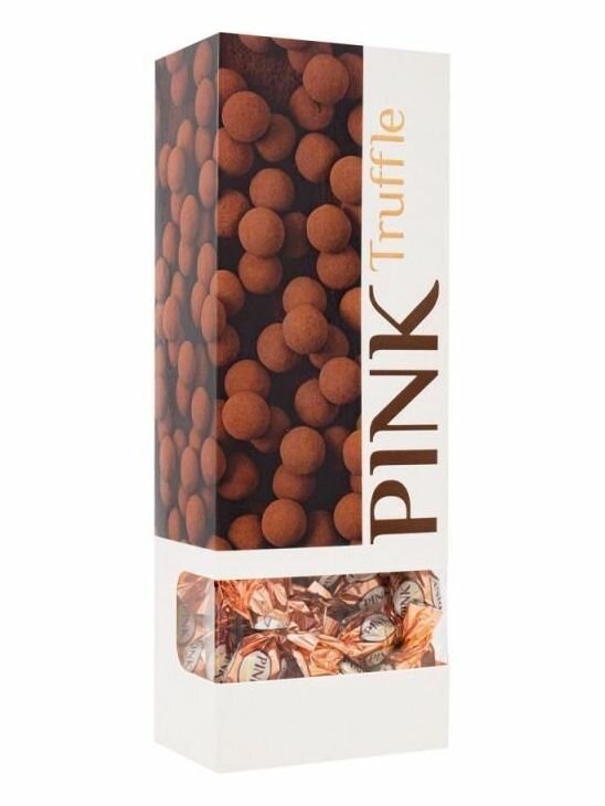 Конфеты глазированные ссначинкой PINK Truffle, 163 г