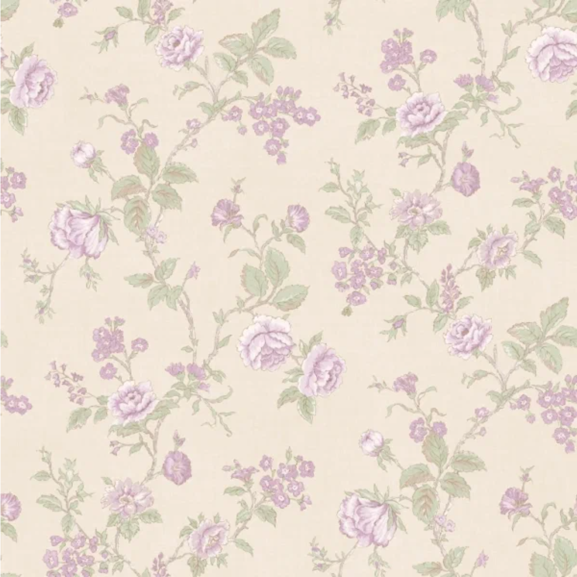Обои Aura Jardin Chic G67297; 0,53х10,05 м. , флизелин , фиолетовый