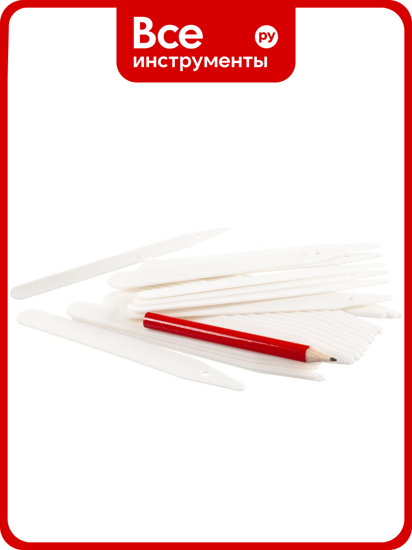 Набор меток-ориентиров с карандашом (125 мм; 25 шт.) Grinda 8-422367-H26_z01
