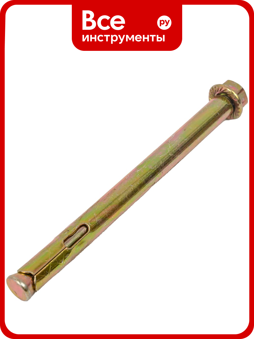 Анкерный, STARFIX, болт с гайкой STARFIX М6x8х100 мм SM-60632, крепления тяжеловесных конструкций