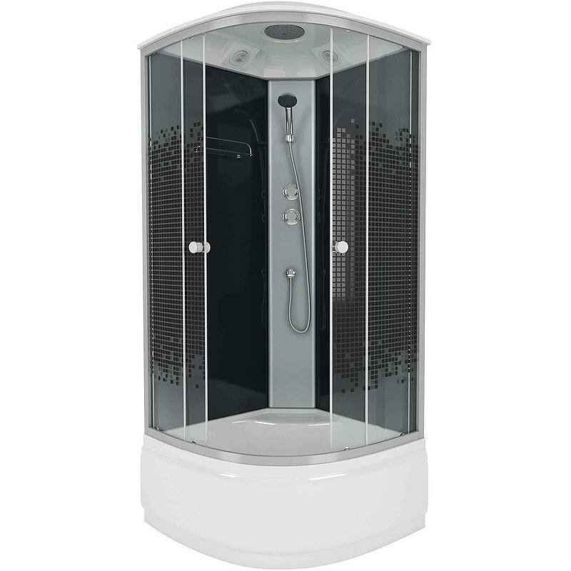 Душевая кабина Niagara Eco 80x80 7507 профиль хром, без гидромассажа