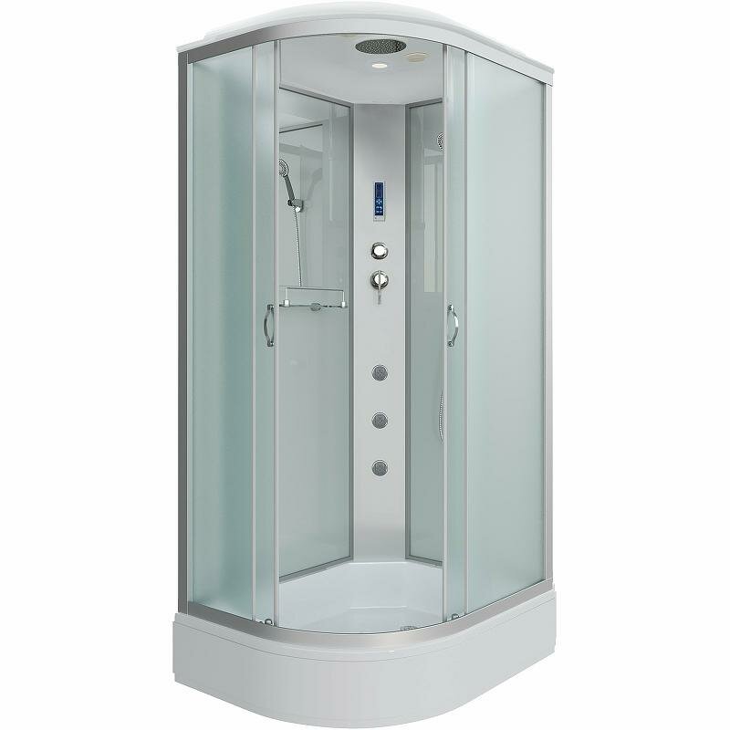 Душевая кабина Niagara Classic 90x70 339744RF профиль хром, с гидромассажом, правая