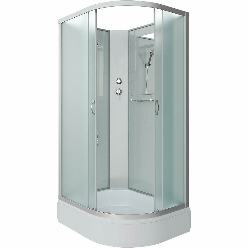 Душевая кабина Niagara Classic 90x70 339744LBK профиль хром, без гидромассажа, левая