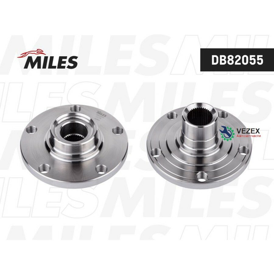 MILES DB82055 Ступица колеса AUDI 100/A4/A6/VW PASSAT 86-05 пер. DB82055