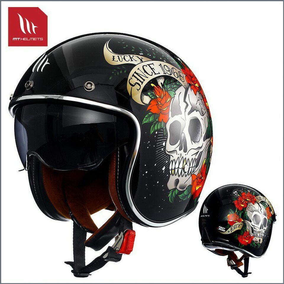 MT HELMETS Мотошлем, цвет: черный, красный, размер: XL