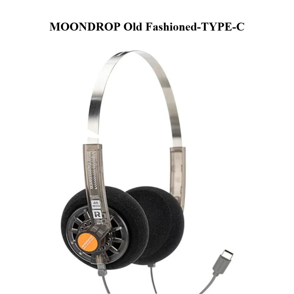 MOONDROP OLD FASHIONED Наушники-вкладыши с большим динамическим драйвером 40 мм 0.78-2pin TYPE-C