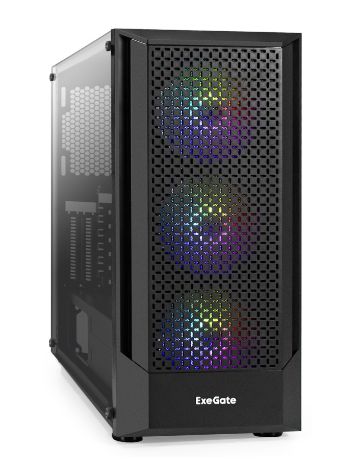 Корпус для ПК Exegate EVO-8227 черный, Mid Tower без блока питания
