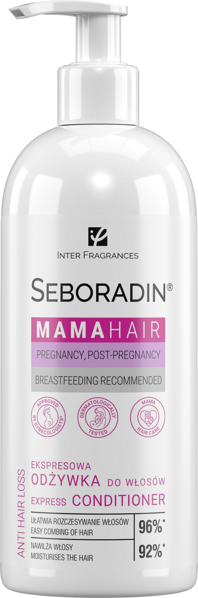 SEBORADIN Восстанавливающий экспресс-кондиционер Seboradin Mama Hair для беременных и кормящих мам 400 мл Seboradin Mama Hair Express Conditioner 400 5*2ml