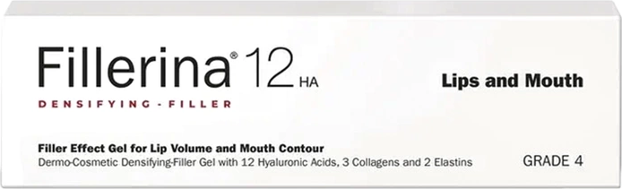Fillerina Гель-филлер для объема и коррекции контура губ, уровень 4 Fillerina 12HA Densifying-Filler Lips and Mouth Grade 4 125ml