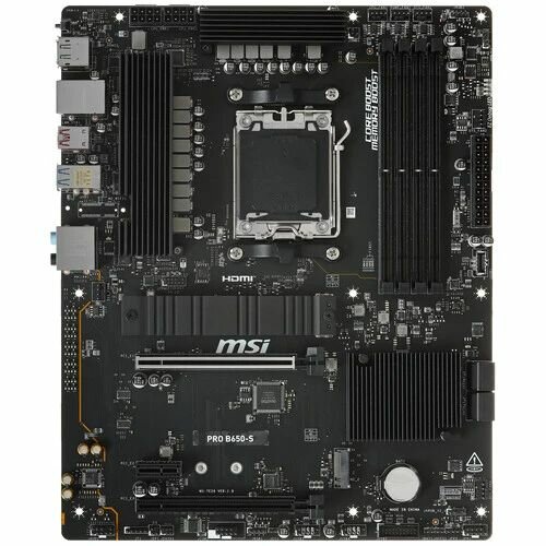 Материнская плата MSI PRO B650-S - AM5, AMD B650, 4xDDR5-4800 МГц, 1xPCI-Ex16, 2xM.2, ATX