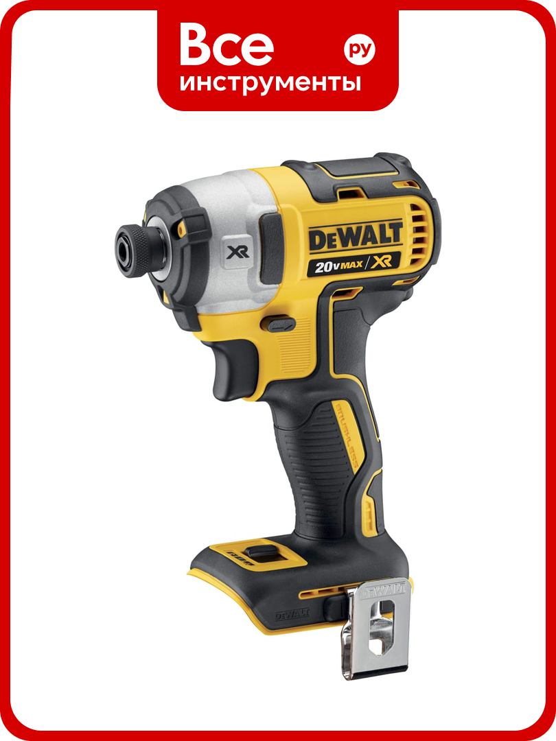 Аккумуляторный шуруповерт DEWALT DCF887N, 20 В, 205 Нм, 3800 уд/мин, без АКБ и ЗУ DCF887N-KR-A9