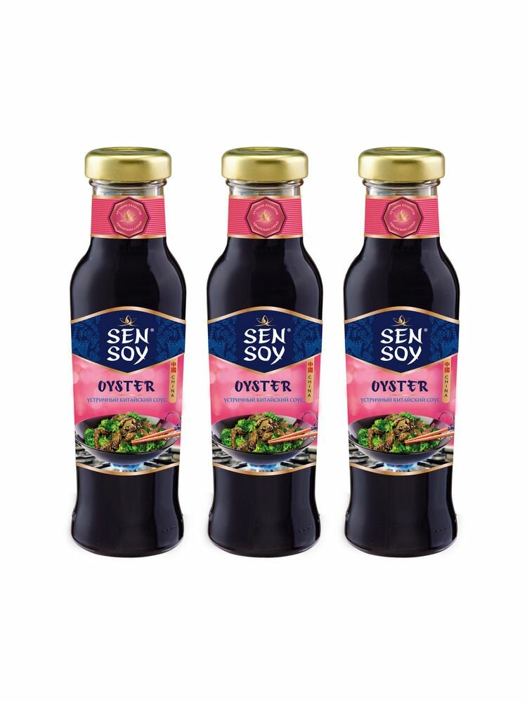 Sen Soy Соус устричный деликатесный, 330 г, 3 шт