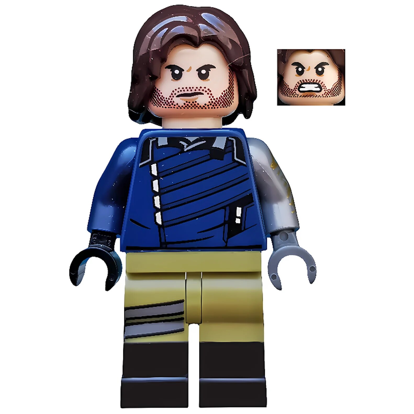 Минифигурка Lego Collectible Minifigures Bucky Barnes / White Wolf col337 N