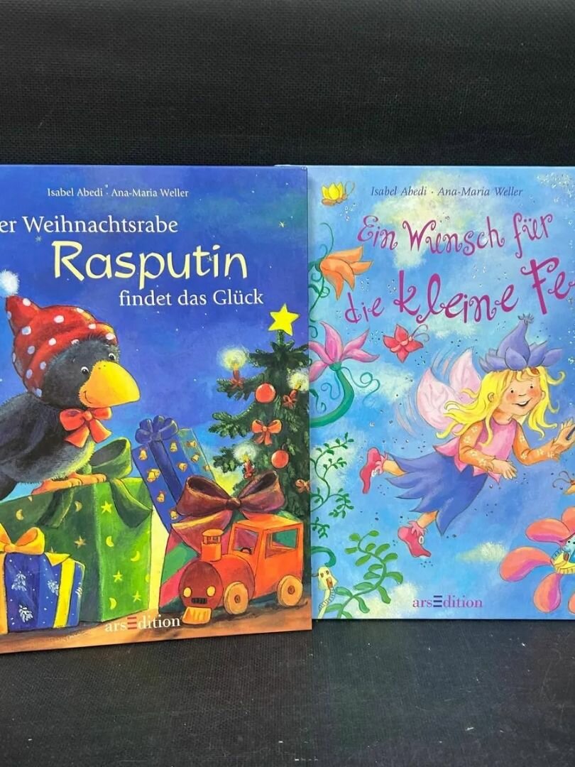 Der Weihnachtsrabe Rasputin findet das Glck. Ein Wunsch fr die kleine Fee. Рождественский ворон Распутин находит счастье. Желание для маленькой феи. Комплект из 2-х книг на немецком языке
