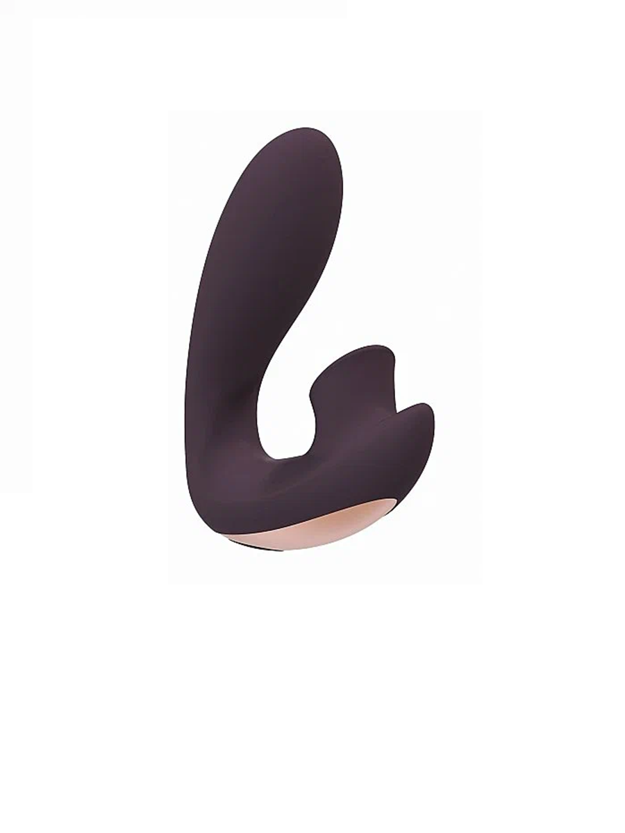 Бесконтактный вибратор-кролик Irresistible Desirable Purple, 12.5 см, 10 режимов, силикон, фиолетовый