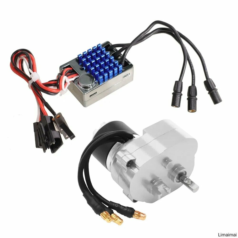 Бесщеточный мотор редуктор в сборе для 1/12 MN78 MN82 LC79 MN168 MN99sV2 MN98V2 RC