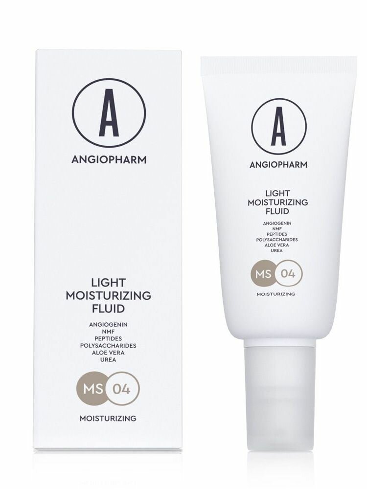 Легкий увлажняющий флюид Light Moisturizing Fluid, Ангиофарм, 50 мл